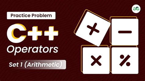 C Operators Set 1 Arithmetic School Practice Problem