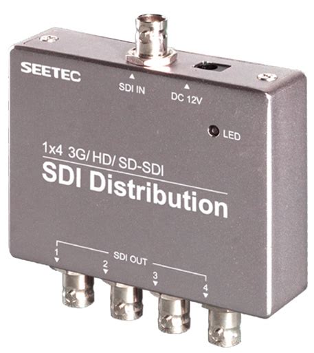 3G HD SD SDI分配器一分四 SDI 124 视瑞特SEETEC官方网站