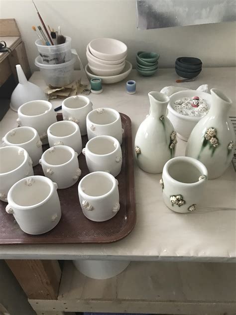 Barnacle Shot Glasses Cups And Decanters Ceramics