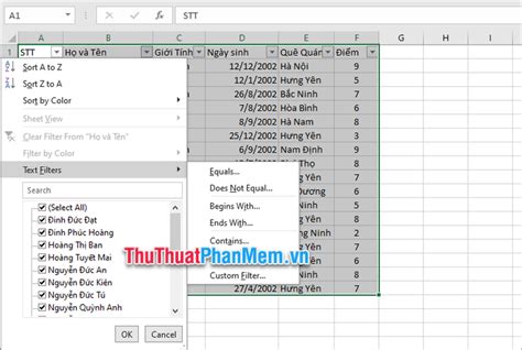 How To Create Filter Buttons In Excel