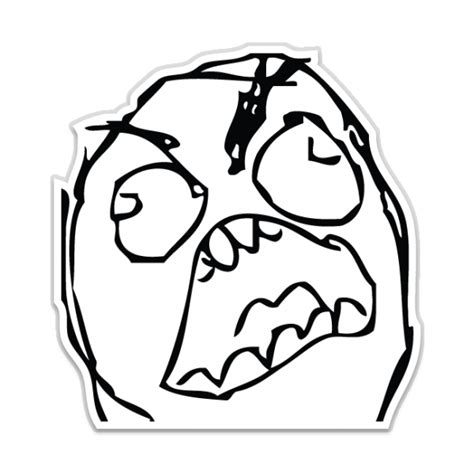 Rage Face Happy Png