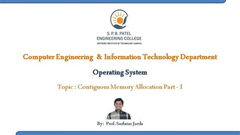 Operating System Contagious Memory Allocation Part 1 Youtube