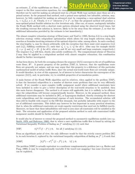 A Dual Scheme For Traffic Assignment Problems Pdf