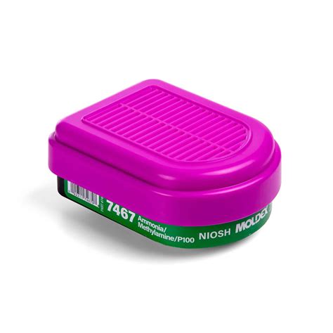 Semi Rectangular Combo Ammonia Methylamine Cartridges P100 Filter For 7000 7800 9000 Series