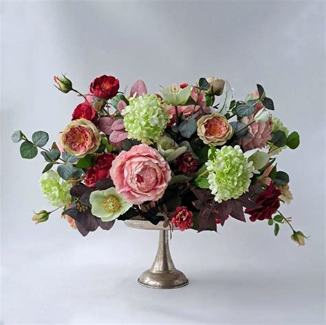Настольные композиции из искусственных цветов для интерьера на заказ в ...