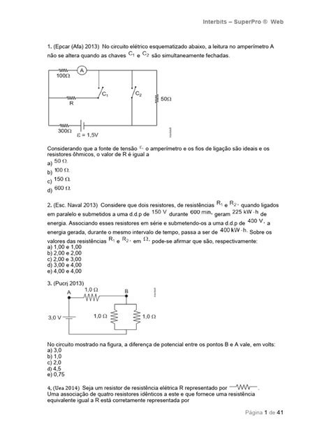 Circuitos Eletricos Curso Lacrimosa Pdf Resistência Elétrica E