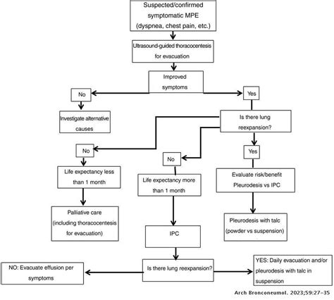 Diagnosis And Treatment Of Pleural Effusion Recommendations Of The