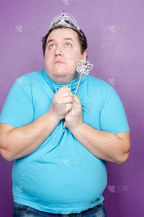 有趣的胖子。素材 花瓣网