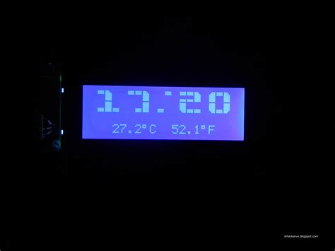 reverse biased large digit lcd clock