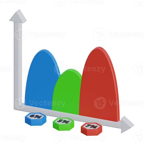 Probability 3d Rendering Icon Illustration Chart 21055715 Png