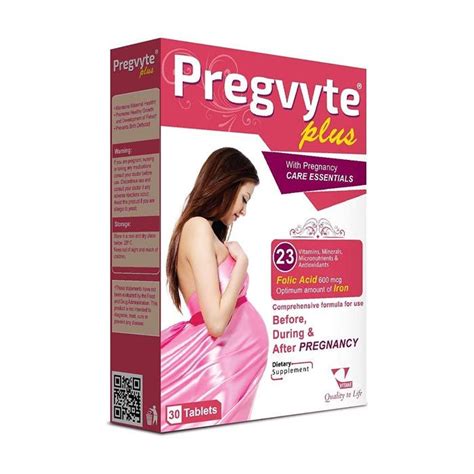 Buy Vitane Pregvyte Plus Tablet 30s Life Pharmacy
