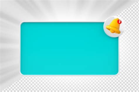 Premium Psd Reminder 3d Illustration Notifications Page With Floating Elements