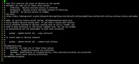 Selinux ①리눅스 엑세스 활성화 비활성화getenforse Setenforce