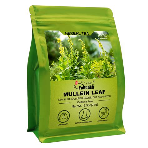 Fullchea Mullein Leaf Tea 25oz71g Mullein Tea For Lungs