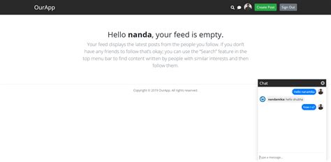 Crio Projects Ourapp A Social Media Web App In Nodejs Criodo Project Based Learning