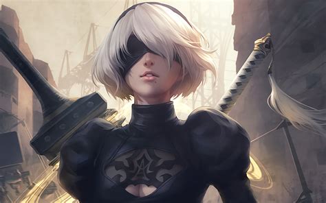 2b Nier Automata Wallpaper HD Anime 4K Wallpapers Images And