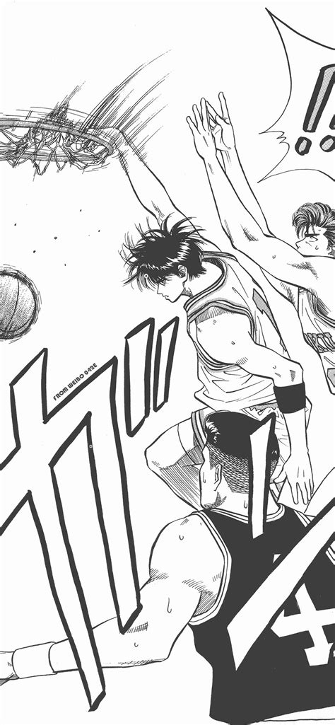 灌篮高手 黑白 漫画风 动漫壁纸 堆糖，美图壁纸兴趣社区