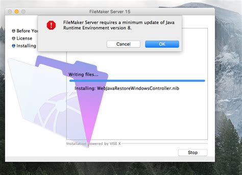 Unable To Install Filemaker Server With Java 8 Update 100 Or Higher