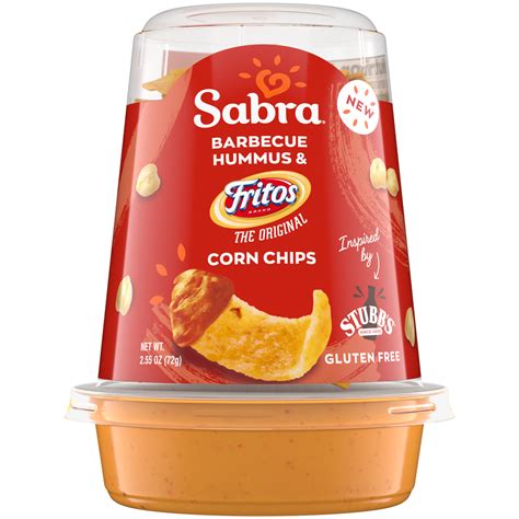 Sabra Snackers Barbecue Hummus Dip And Fritos The Original Corn Chips Sabra Dipping Company Llc