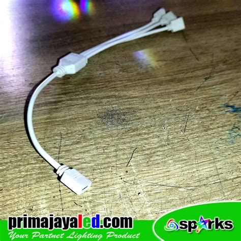 Socket Cabang Rgb Led 3 Jalur • Prima Jaya Led