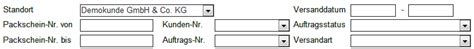 Kommissionierbelege Metacarp Gmbh Onlinehilfe