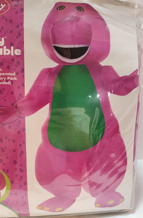 Barney The Dinosaur Inflatable Adult One Size Os Spirit Halloween
