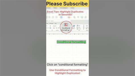 Excel Trick Highlight Duplicate Entries With Ease Conditional Formatting Excel Shorts Youtube