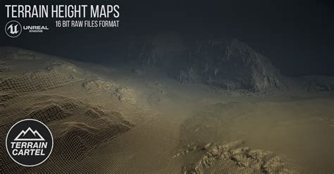 Artstation Ue4 Terrain Height Maps Game Assets
