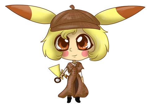 Detective Pikachu Chibi By Zuppea On Deviantart