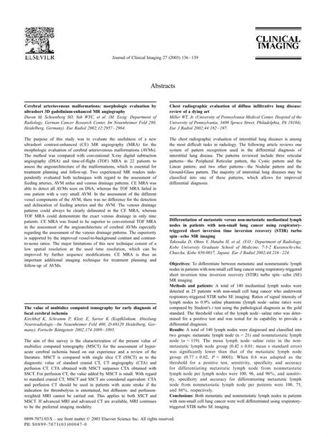 Pdf Chest Radiographic Evaluation Of Diffuse Infiltrative Lung