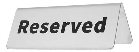 Señales De Asientos Reservados Señal De Reserva De Asientos Meses Sin