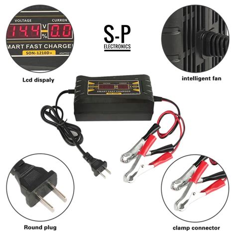 เครื่องชาร์จแบตเตอรี่ Suoer Son 1210d ขนาด 12 V 10a รุ่นใหม่ ชาร์จแบต