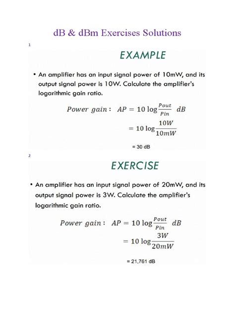 Db And Dbm Exercises Solutions2 Pdf