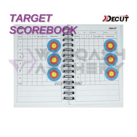 Jual Decut Target Scorebook Score Book Buku Skor Nilai Panahan Scoring
