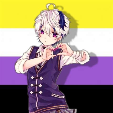 Flower Non Binary Pride Profile Picture Anime Anime Characters Vocaloid