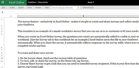 Free Excel Template For Conducting Workplace Surveys