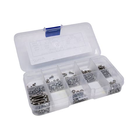 M2 Screw Assortment Hex Socket Din912 Metal 250pcs Bastelgarage Electronics Online Store