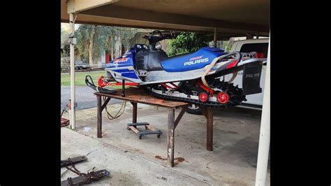 2002 Polaris Rmk 700 Snowmobile Drive Bearing And Speedo Key Repair Youtube