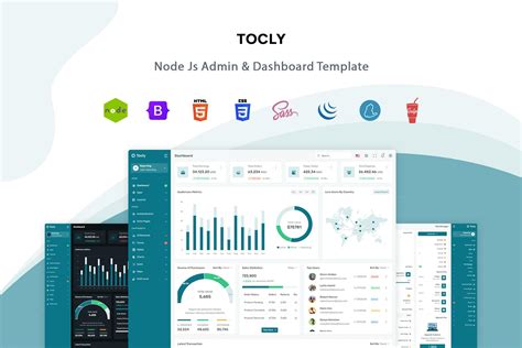 Tocly NodeJs Admin Dashboard Template Tocly Is A Nodejs EJS