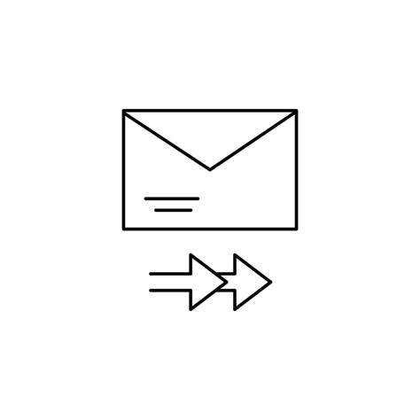 Message Arrow Email Vector Icon 22569078 Vector Art At Vecteezy