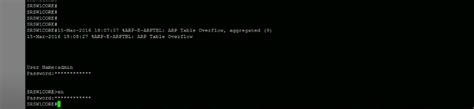 SG Giving Logs Of ARP Table Overflow Aggregated Cisco Community