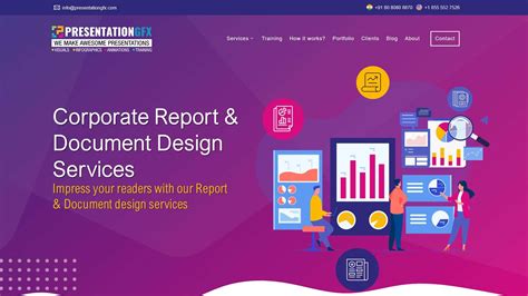 Corporate Report And Document Design Services Presentationgfx