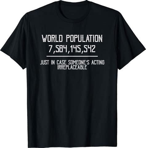 world population day colortext t shirt