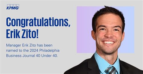 David Greed On Linkedin Congratulations To Kpmg U S Manager Erik Zito