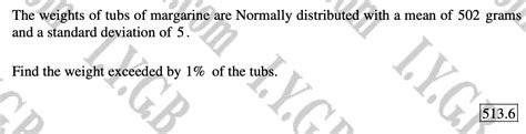 A Level Maths Normal Distribution