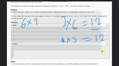 A Rectangle Cutting Codeforces Round 924 Div 2 Codeforces