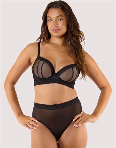 Playful Promises Icon Black Sheer Lingerie Set In Black Asos