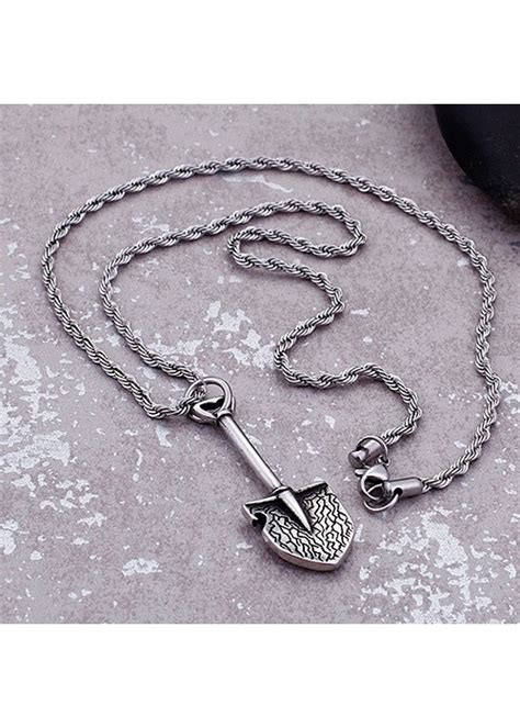 Кулон лопата на шею с цепочкой