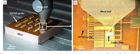 Figure 1 From Laser Soldering Properties Of Mems Probe For Semiconductor Water Testing