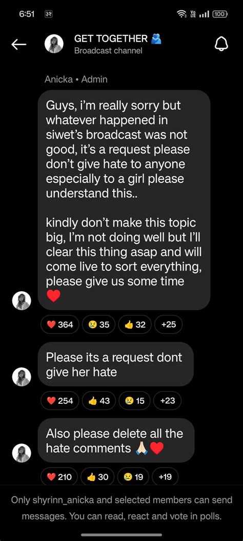 With Siwet Revealing Lakshyas Girlfriend And Anicka Apolozing For It I Really Doubt Their